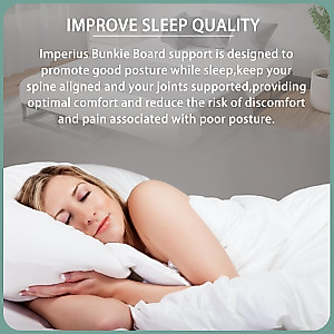 Imperius Mattress Support Wooden Bunkie Board/Bed Slats/Queen Bed Board Under Mattress Support(30"x 60" Twin Size)