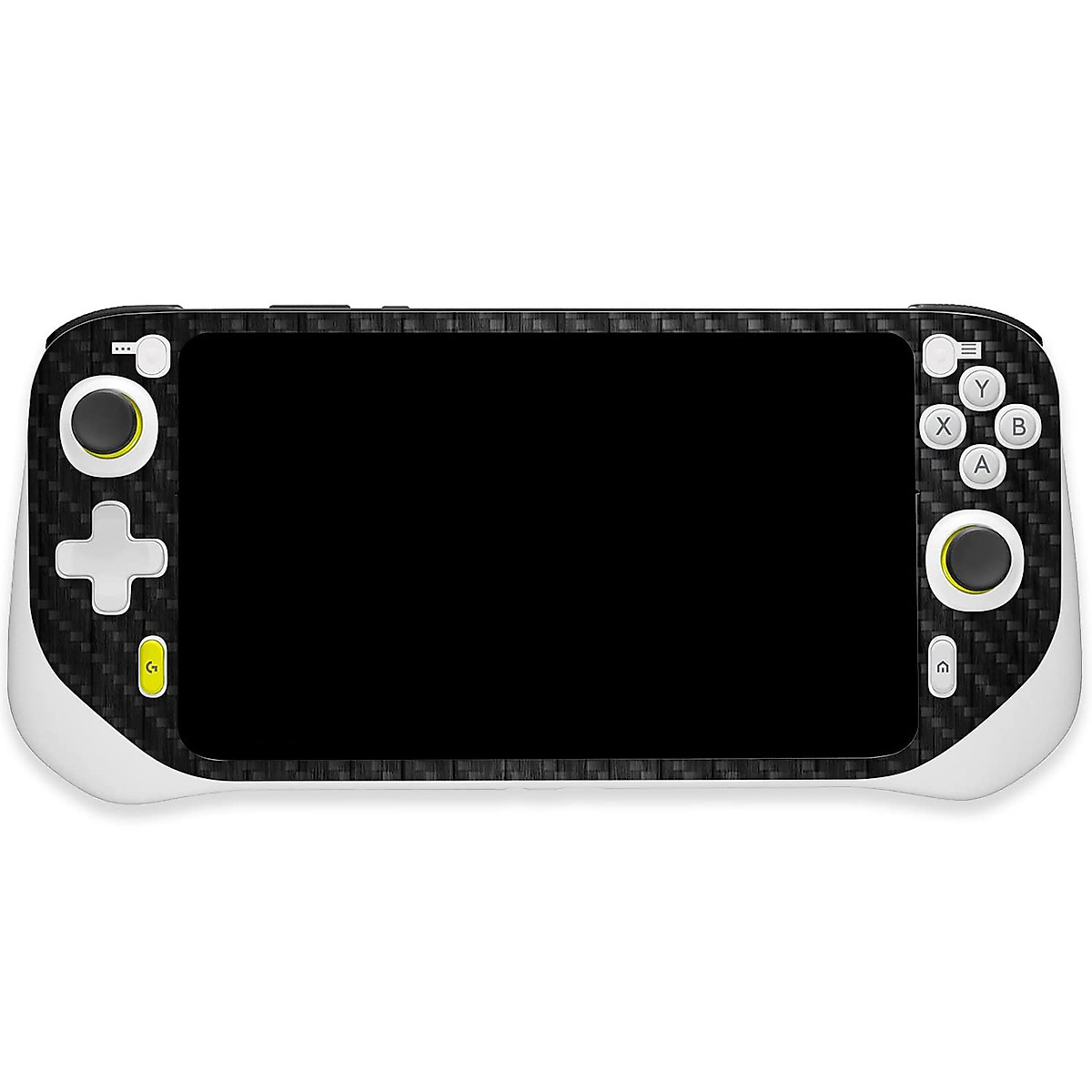 MightySkins Carbon Fiber Skin Compatible with Logitech G Cloud Gaming Handheld - Black Wood | Protective, Durable Textured Carbon Fiber Finish | Easy to Apply | Made in The USA