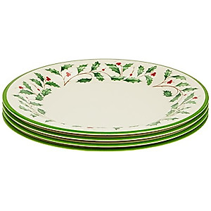 Lenox Holiday 4-Piece Melamine Dinner Plate Set