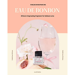 Foellie] eau de bonbon - Feminine Inner Beauty Perfume (for underwear), Sweet peach & Attractive Scents Fragrance, 5ml(0.169 fl oz)