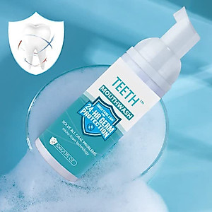 eelhoe Mouthwash, Calculus Removal, eelhoe Whitening Foam Toothpaste, Healing Mouth Ulcers, Eliminating Bad Breath (3 Bottles)