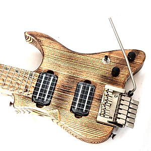 Musoo brand electric travel guitar headless guitar