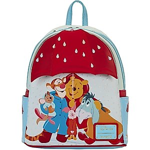 Loungefly Disney Winnie the Pooh and Friends Rainy Day Mini Backpack
