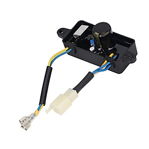 Hilitand Generator Voltage Regulator, 2.5kw Gasoline Generator Accessories Voltage Regulator Single Phase Six Wire Voltage, Communication Integrated Circuits