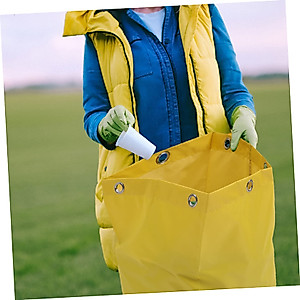 PLAFOPE 1 Pc canvas bag janitorial bag janitorial cart bag replacement cart bag trash can outdoor Cleaning Trolley Bag trashcans for car Cleaning Cart Bag Commercial Work supplies