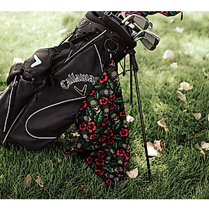 VIXYN Blade Putter Cover and Microfiber Towel Bundle Set (Pineapple Skull)