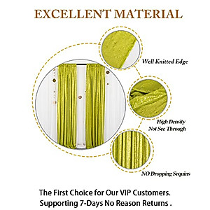 Backdrop Curtain Lime Green 2FTx7FT 2 Pack Sequin Backdrop 60x215cm Sequin Fabric Backdrop Drapes Christmas Backdrop for Photography Lime Green Wall Backdrop Shimmer Wedding Backdrop