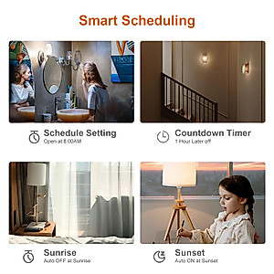 3-Way Smart WiFi Toggle Light Switch, On/Off Control, in-Wall, No Hub Required, Compatible with Alexa and Google Home, ETL and FCC Listed (WF30TS)