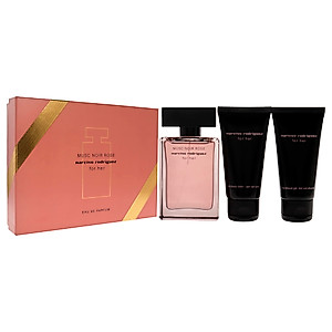 Narciso Rodriguez Musc Noir Rose 1.6oz EDP Spray, 1.6oz Body Lotion, 1.6oz Shower Gel Women 3 Pc Gift Set