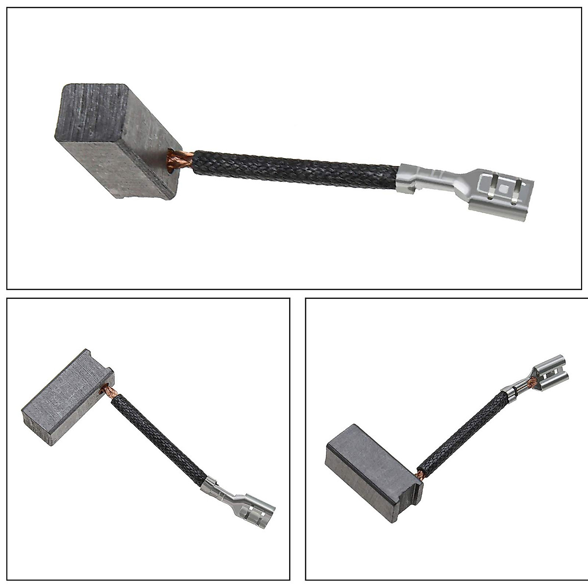 SING F LTD 1617014142 Carbon Brushes 15% Copper Powder Compatible with Bosch Rotary Hammer Drill Power Tools 18.2x7.8x7mm Pack of 4