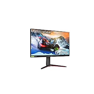 LG 32GN63T-B 32'' Ultragear QHD 165Hz HDR10 Monitor with NVIDIA G-SYNC Compatibility and AMD FreeSync Premium (Renewed)