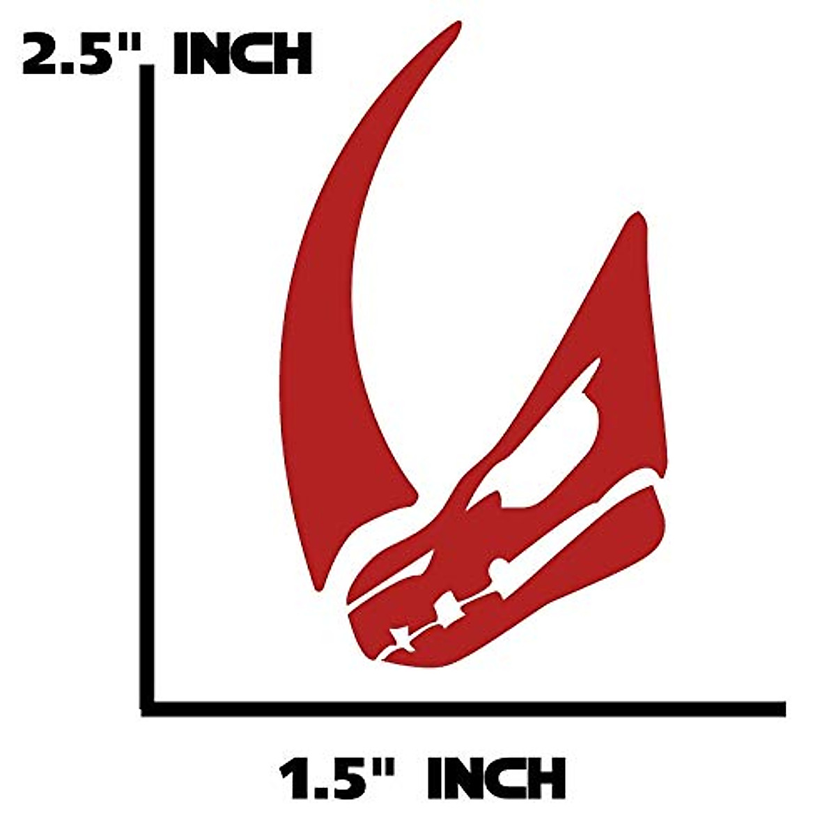 Bounty Hunter Star Extra Small Mandalorian Logo Signet Vinyl Decal Sticker