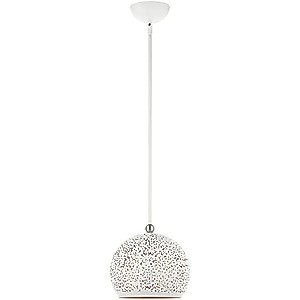 Livex Lighting 49181-03 1 Light White Pendant