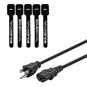 Blackmagic Design HyperDeck Studio 4K Pro Recorder with 6 ft Power Cord and 5 Pack of SolidSignal Cable Ties (HYPERD/ST/DG4P)