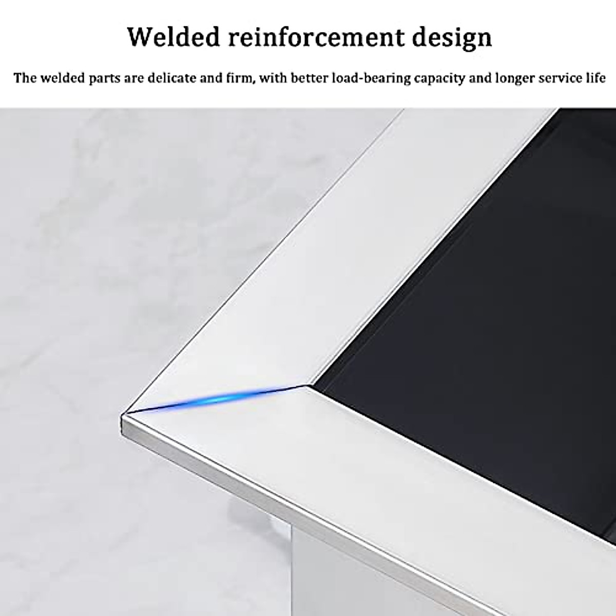 Stainless Steel mop Sink Mobile Commercial Mop Service Basin, FreeStanding Utility Tub Mop Bucket Laundry Room Slop Sink Wash Station, Home Balcony Sink Floor mop Pool,One-Click Drainage