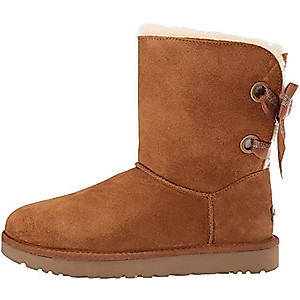 UGG baby girls Jesse Bow Ii Boot, Chestnut, 4-5 Toddler US
