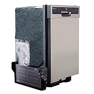 SPT SD-9254SS 18″ Wide Built-In Dishwasher w/Heated Drying, ENERGY STAR, 6 Wash Programs, 8 Place Settings and Stainless Steel Tub – Stainless