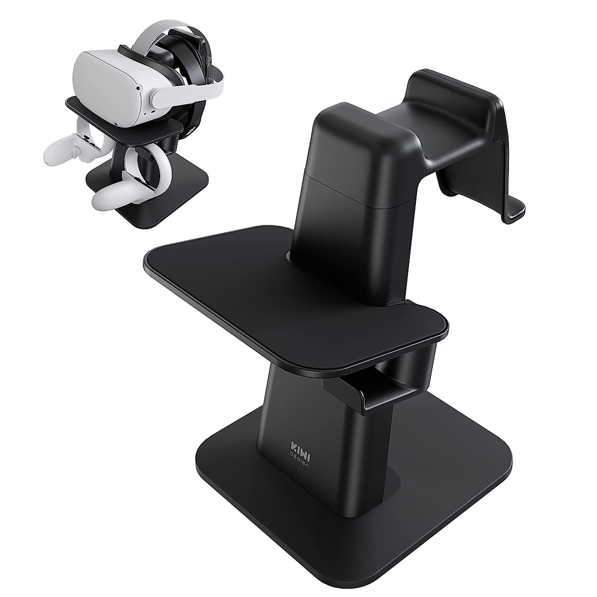KIWI design VR Stand Accessories and Lens Protector Compatible with Quest 2 Accessories