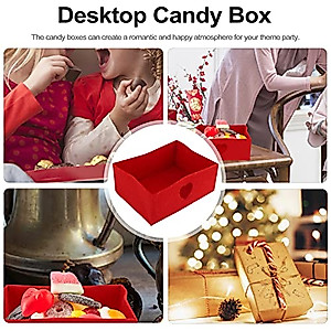 BESTOYARD 2pcs Valentines Day Gift Box Cotton Storage Baskets Fabric Storage Bins Organizer Baskets Sturdy Gift Boxes Fabric Storage Cubes for Organizing Sturdy Storage Basket