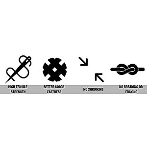 AK Trading 4-Pack White All Purpose Sewing Thread Cones (6000 Yards Each) of High Tensile Polyester Thread Spools for Sewing, Quilting, Serger Machines, Overlock, Merrow & Hand Embroidery