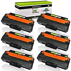 greencycle 6 Pack Compatible Toner Cartridge Replacement for Samsung 115L MLT-D115L MLTD115L Use in Xpress SL-M2880FW SL-M2870FW SL-M2830DW M2820 M2830 M2870 M2880 Printer