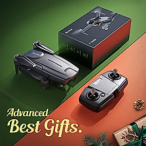 Bwine F7MINI Drones with Camera for Adults 4K 60Mins Flight Time, 5GHz WiFi Transmission, GPS Auto Return, Follow Me, Waypoints, Circle Fly, Beginner Mode, Less Than 250G, Customized Carrying Case As Gift, 2 Batteries + 2 Sets of Propellers