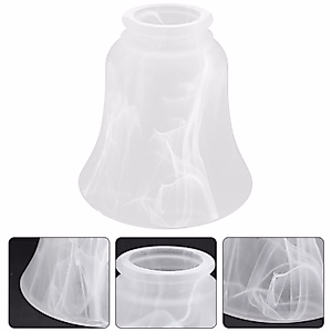 Ceiling Fan Glass Cover Pendant Light Shades Lamp Shades for Chandeliers Chandelier Glass Shade Replacement Glass Shades White Lampshade Hanging Light Shades Light Fixture Covers