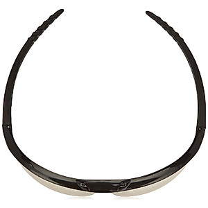 MCR Safety DL119AF Dallas Safety Glasses with Polished Black Frame and Indoor/Outdoor Clear Mirror Anti-Fog Lens