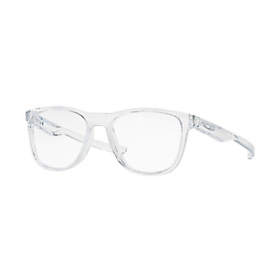 Oakley Ox8130 Trillbe X Round Prescription Eyeglass Frames, Polished Clear/Demo Lens, 52 mm