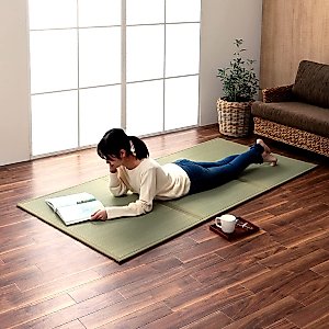 IKEHIKO Japanese Traditional Igusa (Rush grass) Tatami Mattress, Small Full XL. Made in Japan