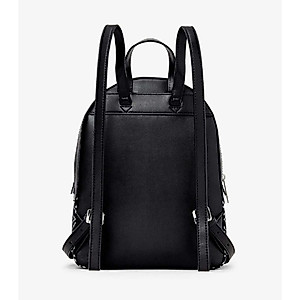 Michael Kors Jaycee Backpack Black Medium Leather, Black
