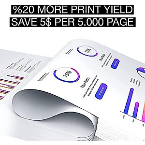 HQ Products Compatible Replacement Brother TN339 Extra High Yield Toner Cartridge Set for Brother HL L9200CDWT, L9200CDW; MFC L9550CDW Printer Series