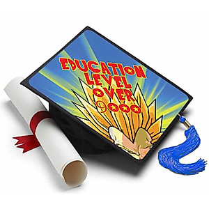 Tassel Toppers - Over 9000 Grad Cap Topper, Grad Cap Decorations and Graduation Accessories