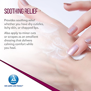 Dynarex White Petrolatum, Petroleum Jelly for Dry, Damaged or Cracked Skin, Soothing White Petroleum Jelly for Minor Skin Irritations, 15 oz. (425g) Jar, 1 Petroleum Jelly Jar