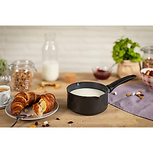 Kuhn Rikon "Easy Induction" Milk pan, 6.30", Black
