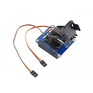 Waveshare 2-DOF Pan-Tilt HAT for Raspberry Pi Series Board Light Intensity Sensing Control Camera Movement I2C Interface