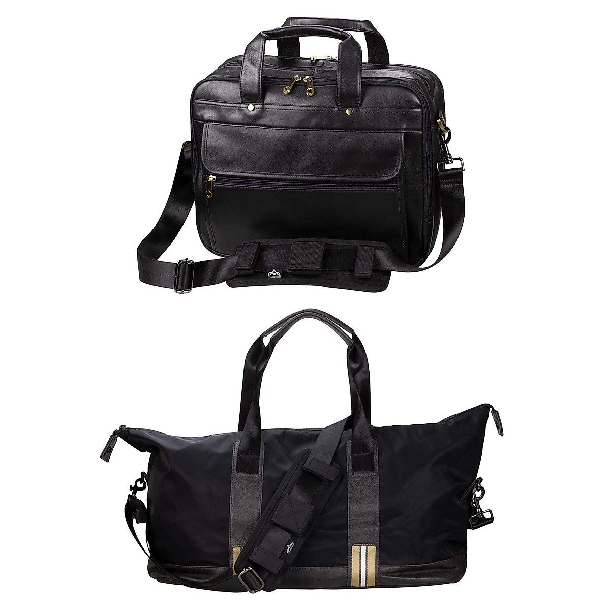 Allzedream Bag Shoulder Strap Replacement Laptop Travel Duffle Bags Padded Adjustable (Black)