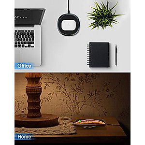 NANAMI Fast Wireless Charger, 7.5W Qi Certified Charging Pad with QC3.0 Adapter USB Charger for iPhone 14/13/13/12/11/XS Max/XR/X/8 Plus/Airpods 2,10W Compatible Samsung S23 S22 S21 S20 S10 S9/Note 20