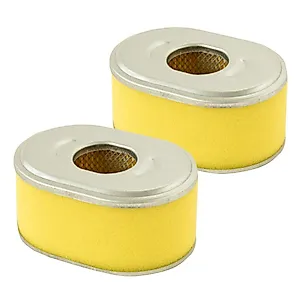 HEYZLASS 2 Pack 17210-ZE0-505 Air Filter, Compatible with Honda GX110 GX120 Engine OEM Air Cleaner and More, Plus Pre Filter