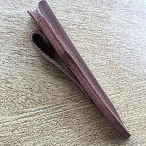 Morezing Vintage Leather 6 inch Knife Sheath Belt Carrying Case for 3.5 inch Fix Blade Knife