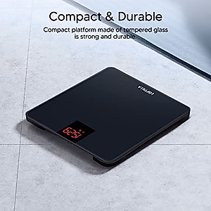 LOFTILLA Scale for Body Weight and BMI, Weight Scales, Digital Bathroom Scale, Smart Scale with App via Bluetooth, 400 lb Capacity Weighing Scale for People