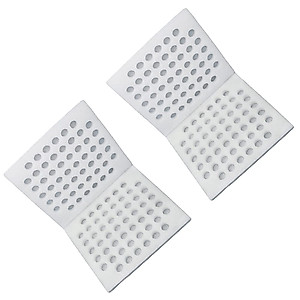 2 Sets 4pcs Refrigerator Quail Egg Tray Small Eggs Trays Eggs Dispenser Pheasant Container Egg Case Portable Mini Fridge Pearl Quail Eggs Tray Minifridge Cartons White Flat Mustard