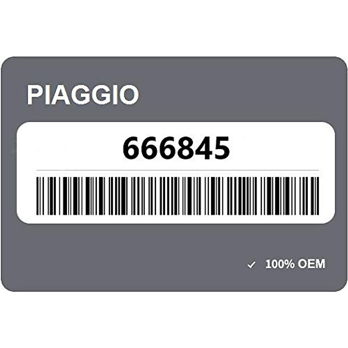 Vespa OEM Right Hand Grip 666845 - Genuine Piaggio Replacement for Vespa Scooters - Throttle Grip with Comfortable Rubber Design