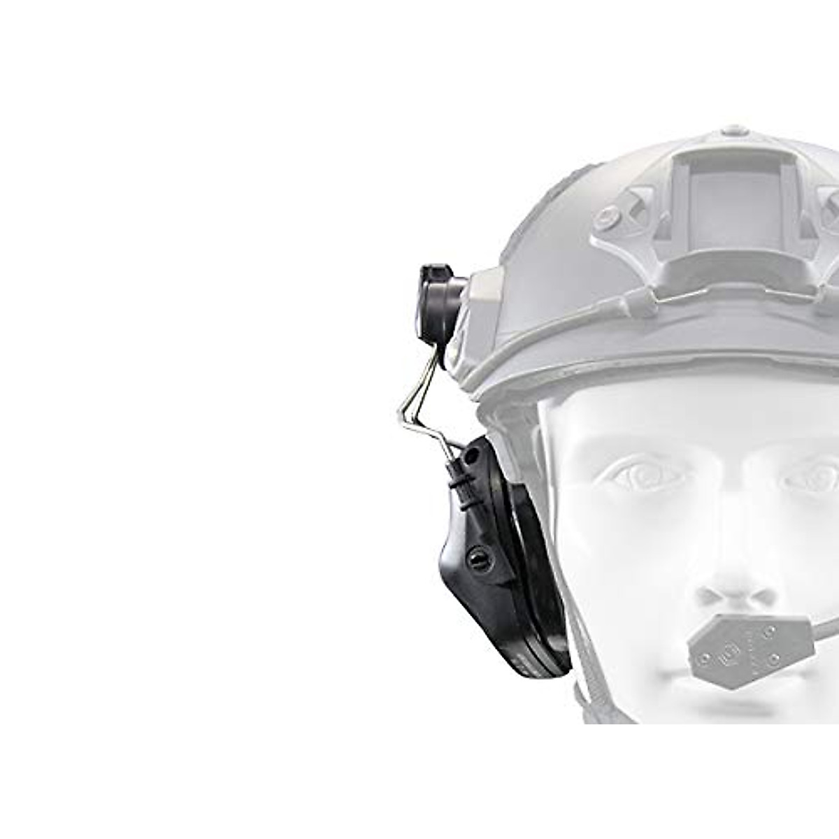 Universal Communication Headset Adapters for ARC Rail Equipped Helmets (Howard Leight/Walker Razor/Caldwell)