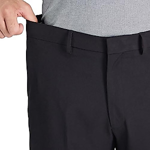 Haggar Men's Smart Wash Premium Stretch Classic Fit Solid Suit Separates Jackets, Black-Pant, 36x29