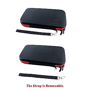 Smell Proof Bag, Wolfteeth Vape Case, Smell Proof Stash Box Containers Pouch, Smell Proof Case Travel Storage Bags, Christmas Day Gifts for Men Friend, Red