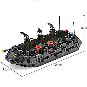 General Jim’s Building Blocks Army Toys - Black Hawk Swat Toy Police Helicopter, Raft & Accessories Toy Building Blocks Set