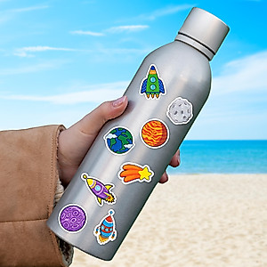 ArtCreativity Space Stickers for Kids, Over 1000 Bulk Stickers, Kids’ Arts & Crafts Supplies, Great Space Party Favors, Goodie Bag Fillers for Kids - Assorted Space Themed Stickers for Boys & Girls