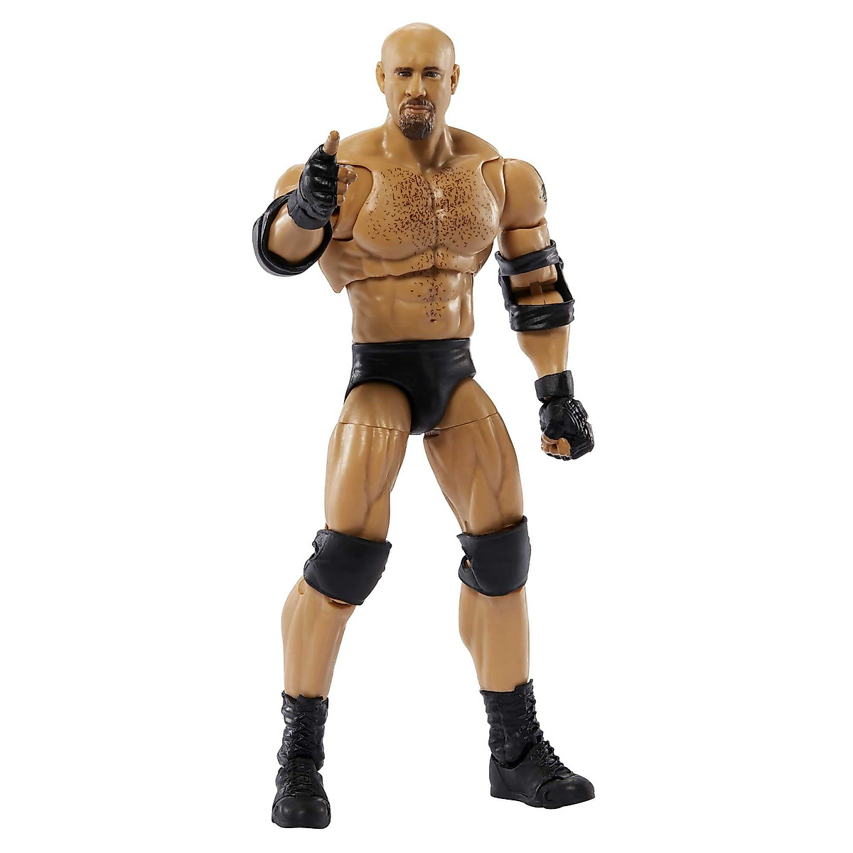 Mattel WWE Ultimate Edition Fan TakeOver Action Figure, Goldberg Collectible Set with Interchangeable Accessories Like Extra Heads & Swappable Hands