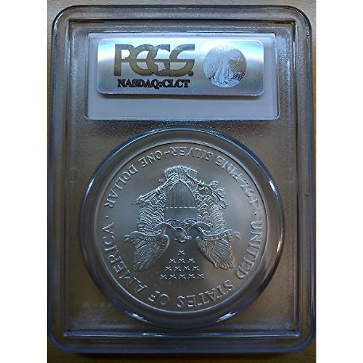 2002 Silver Eagle Dollar MS69 PCGS